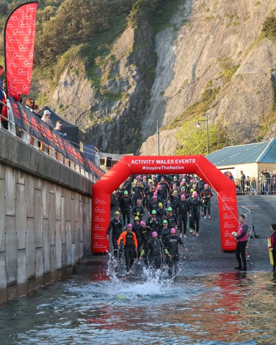 Triathlons, Duathlons, Open Water Swimming and Running Events in Wales